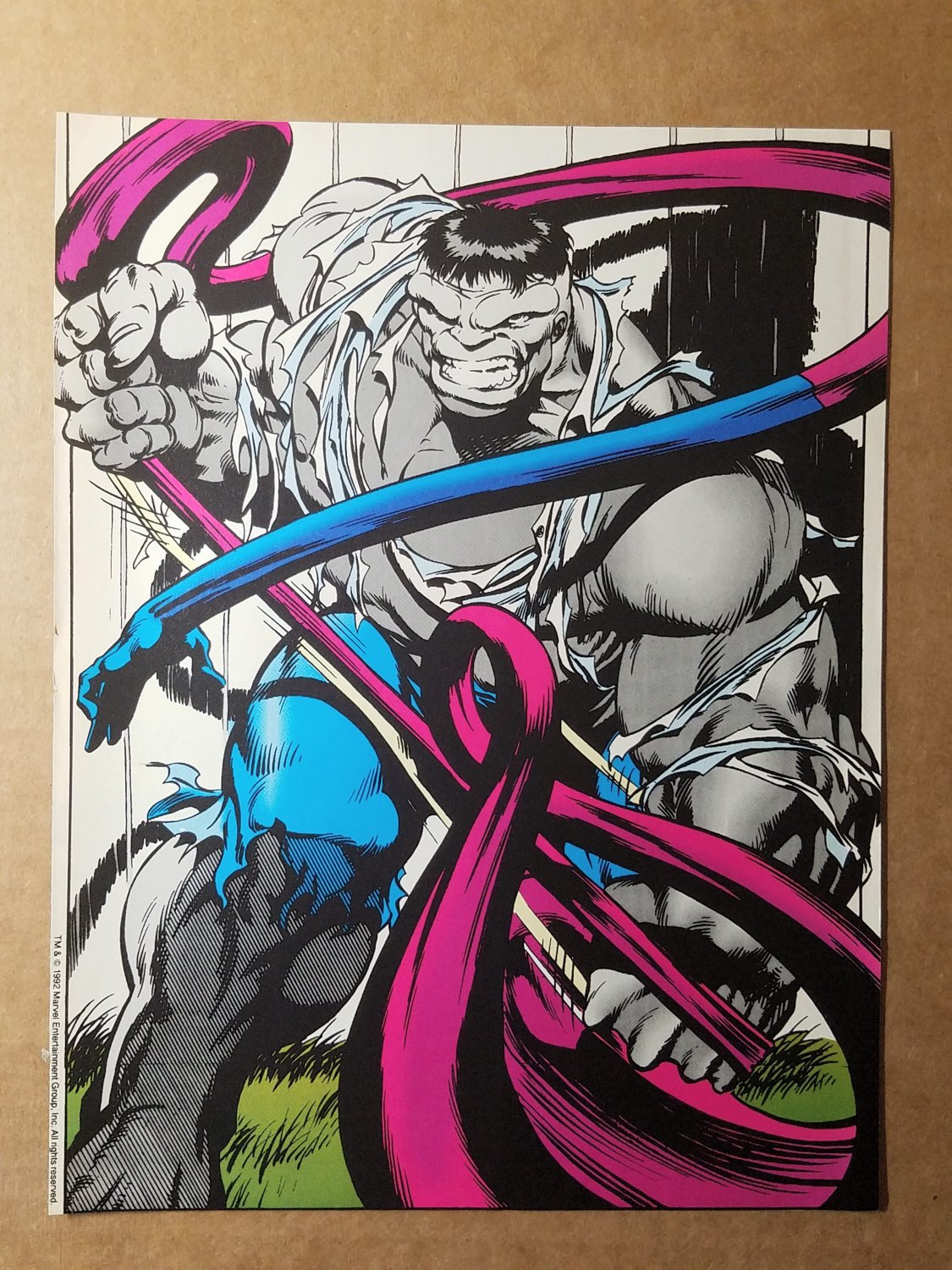 Incredible Hulk stretch Marvel Comic Mini Poster by Dale Keown