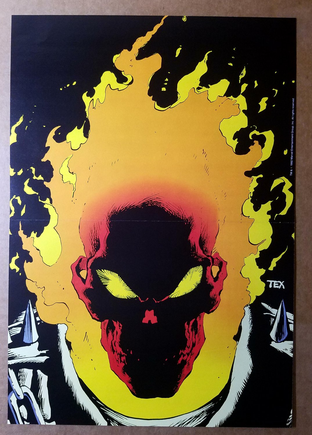 Ghost Rider 12 Marvel Comics Poster by Mark Texeira