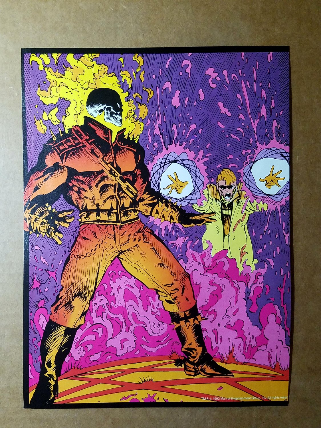 Ghost Rider Marvel Comics Mini Poster by Mark Texeira