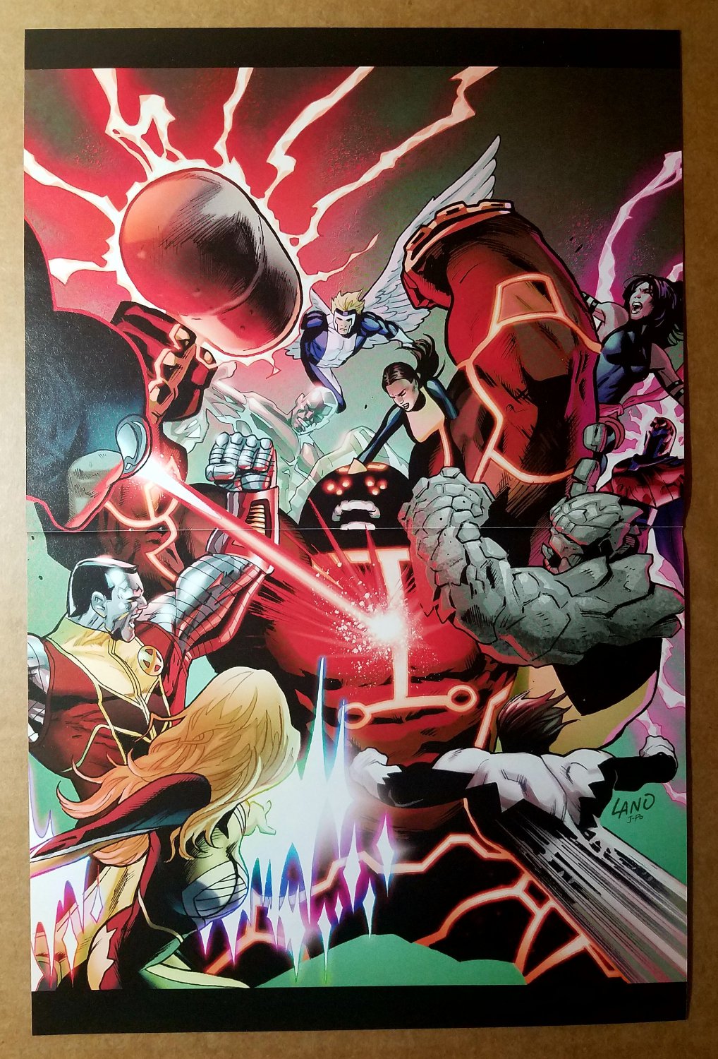 Uncanny X-Men 541 Colossus Iceman Kitty Pryde Psylocke Marvel Poster ...