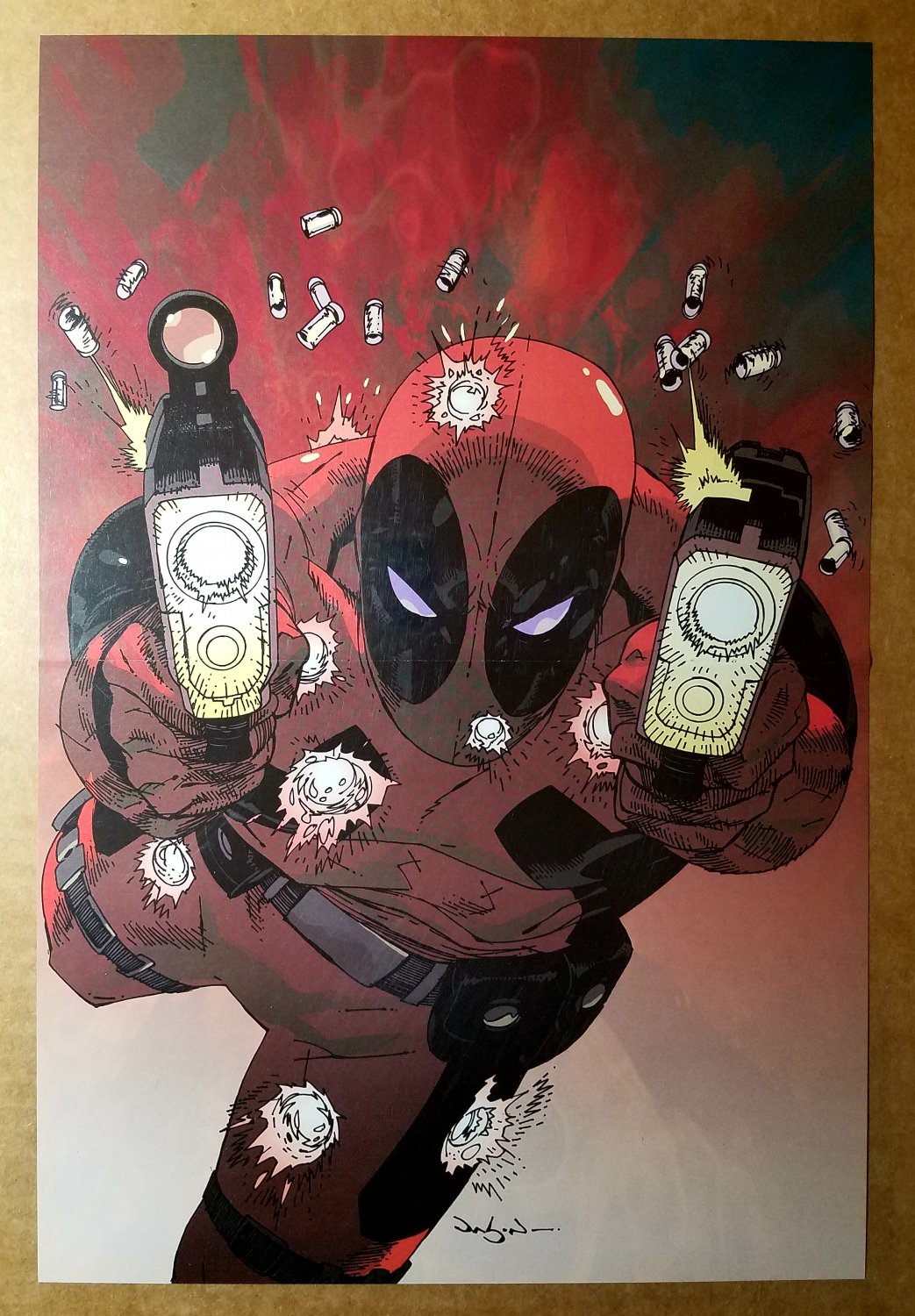 Deadpool Marvel Comics Poster by Jason Pearson