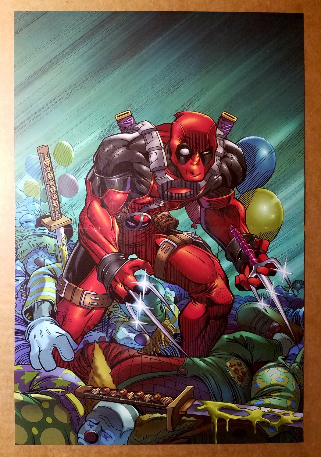 Deadpool Clowns Marvel Comics Poster by Patrick Zircher