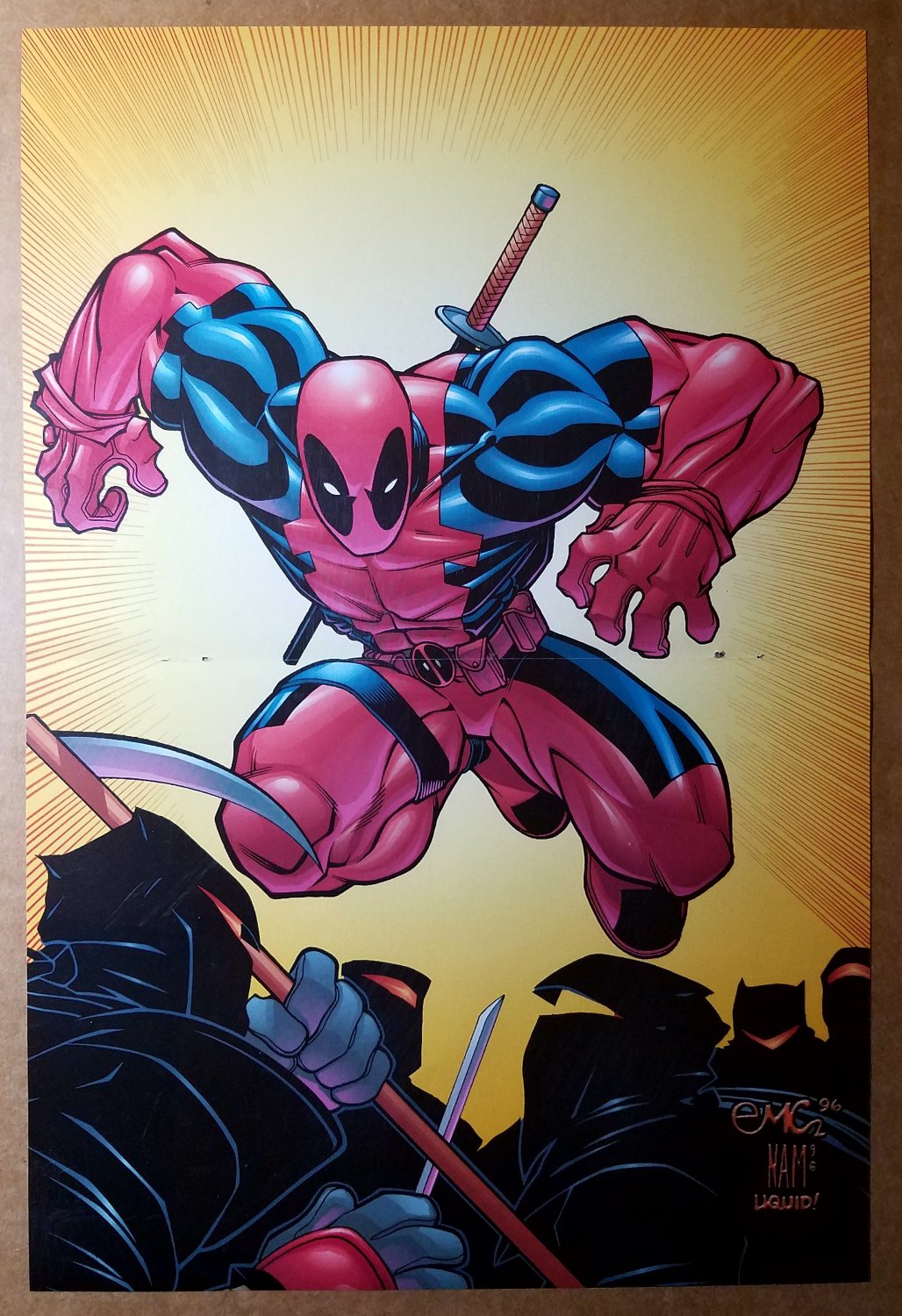 Deadpool X-Men Marvel Comics Poster by Ed McGuinness