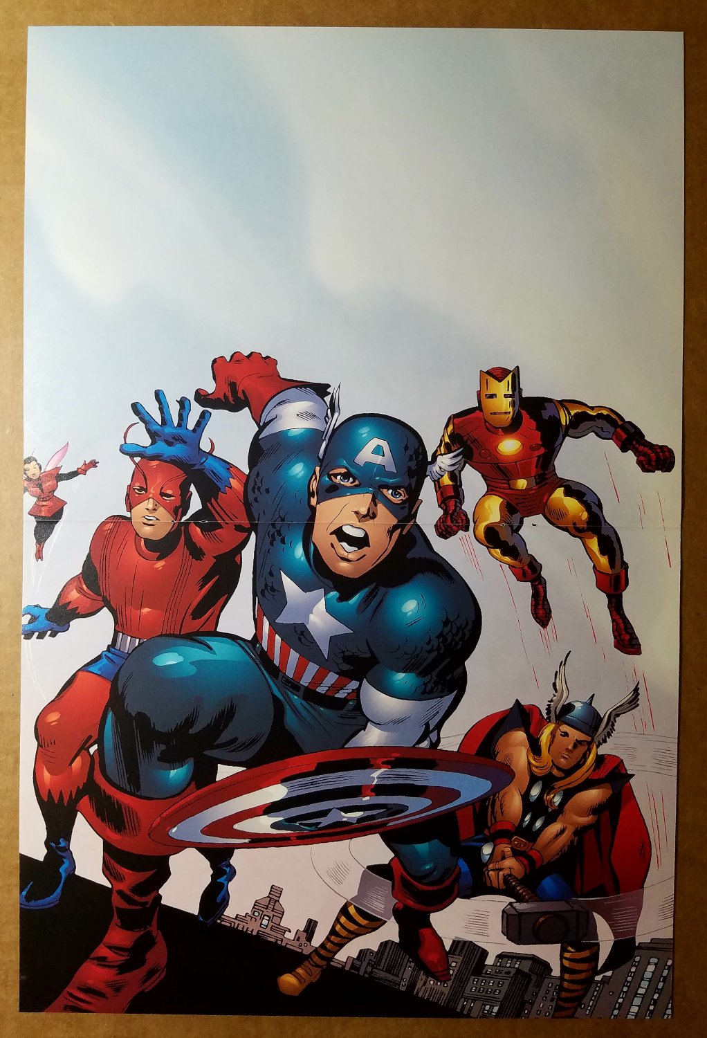 Avengers Captain America Thor Iron Man Ant Man Marvel Poster by Stuart ...