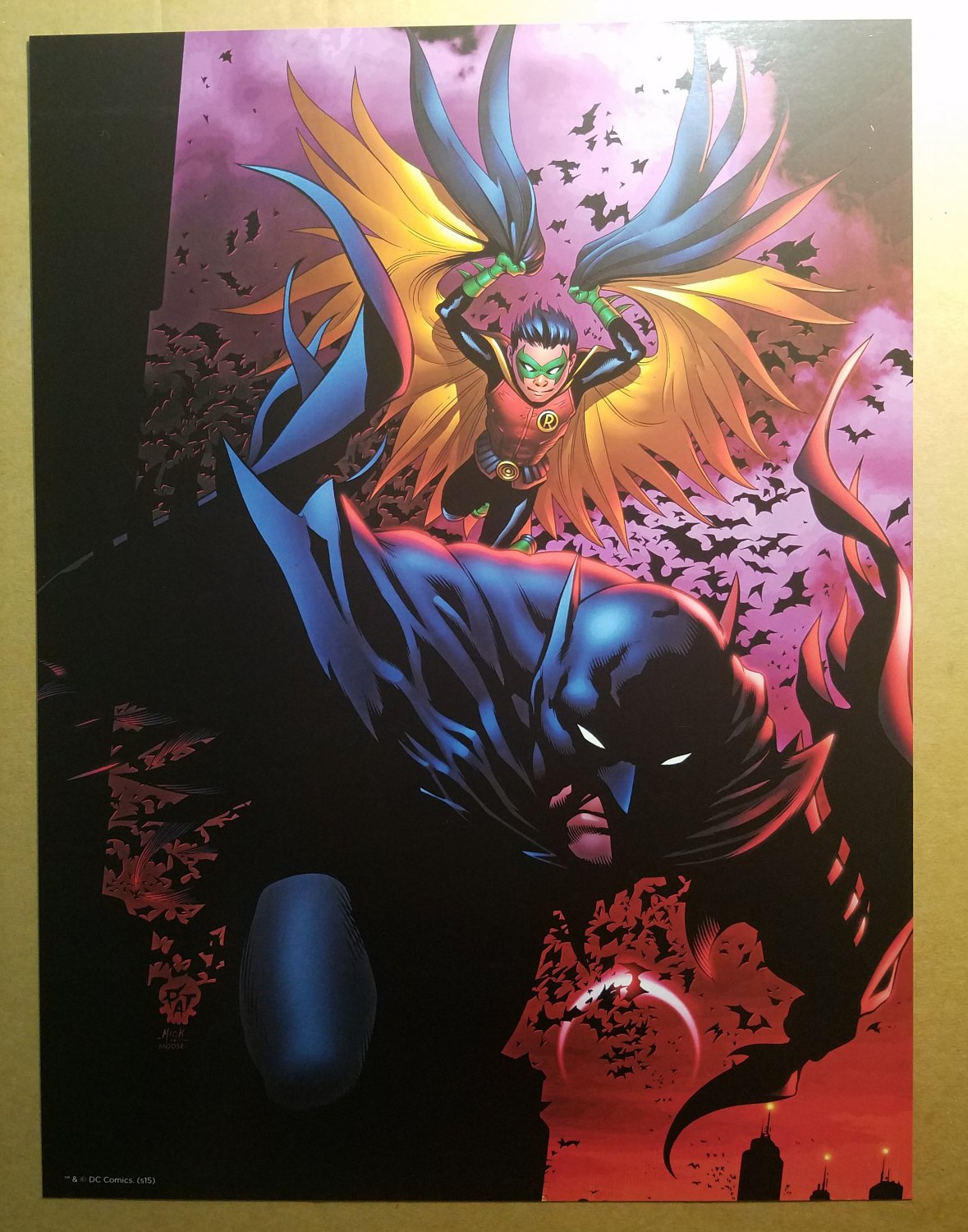 Batman and Robin 1 DC Comics Poster by Patrick Gleason Mick Gray