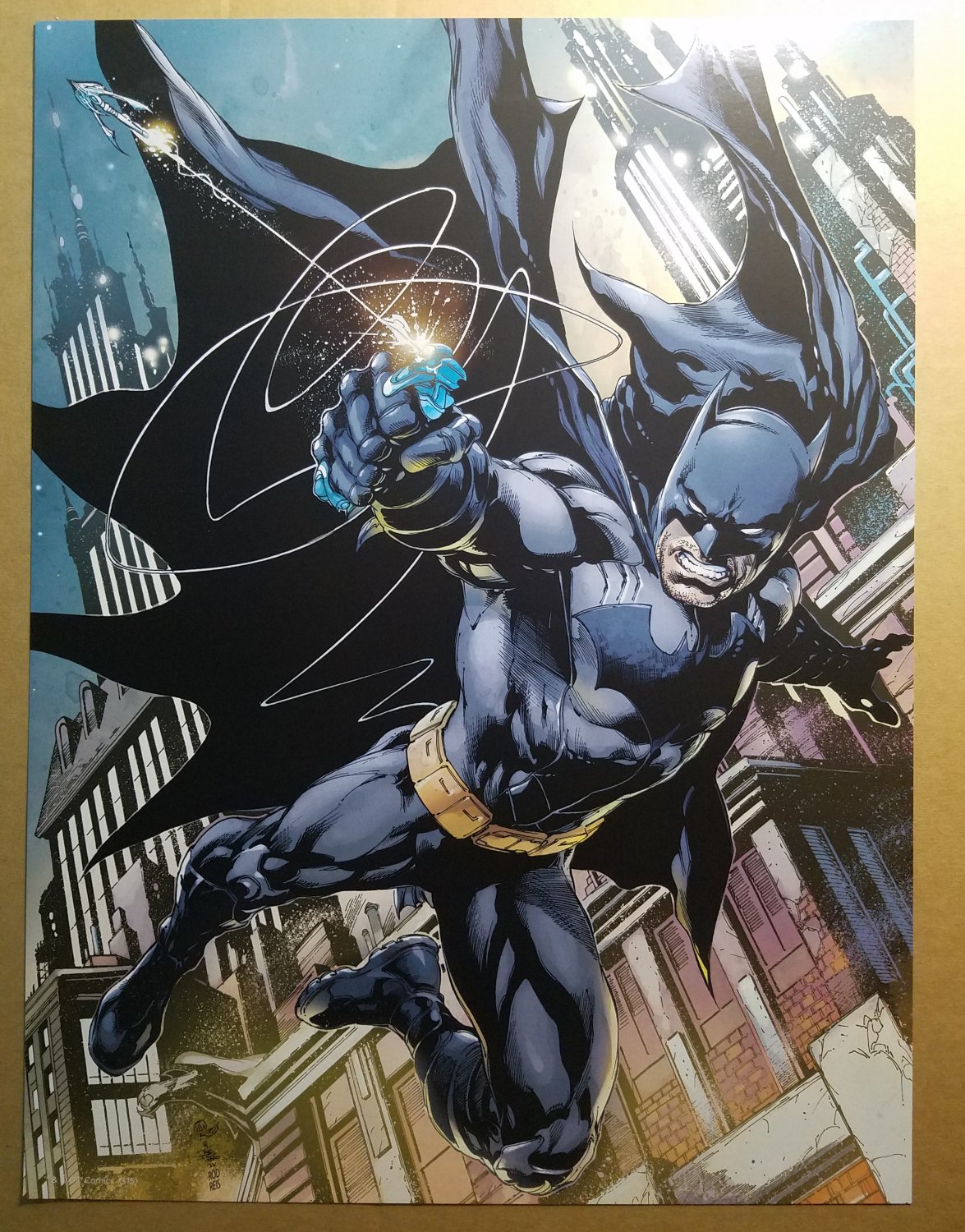 Batman 3 Variant Gotham DC Comics Poster by Ivan Reis Joe Prado