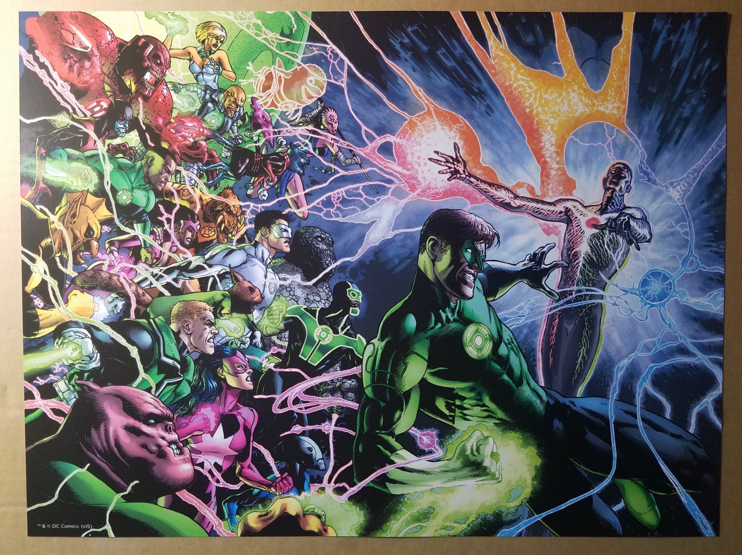 Green Lantern 20 DC Comics Poster by Doug Mahnke Alex Sinclair