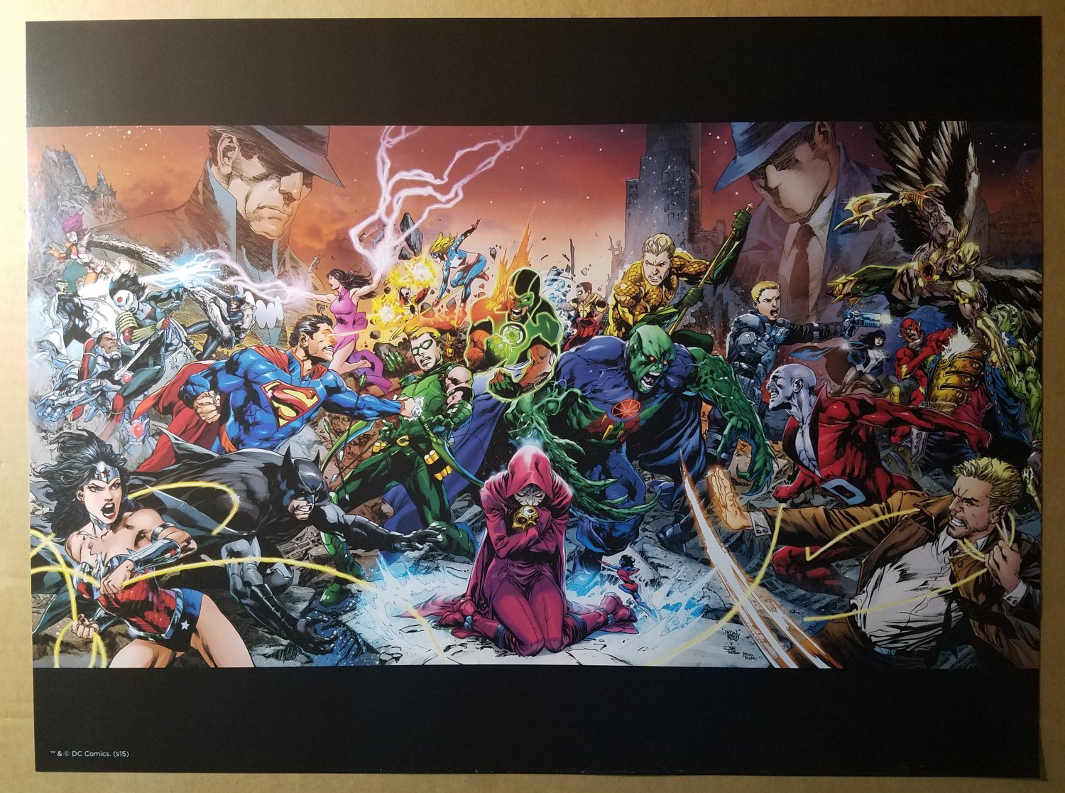 Justice League of America Dark JLA DC Comics Poster by Ivan Reis Joe Prado