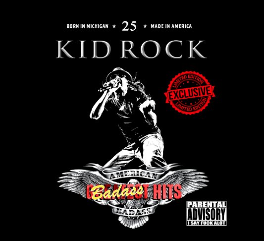 Kid Rock Badass Hits [Greatest Hits] 2 CDs [Explicit] 38 tracks from 25 yrs