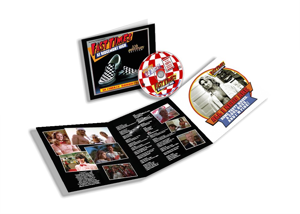 Fast Times at Ridgemont High Ultimate Extended Soundtrack (CD] 80's Music