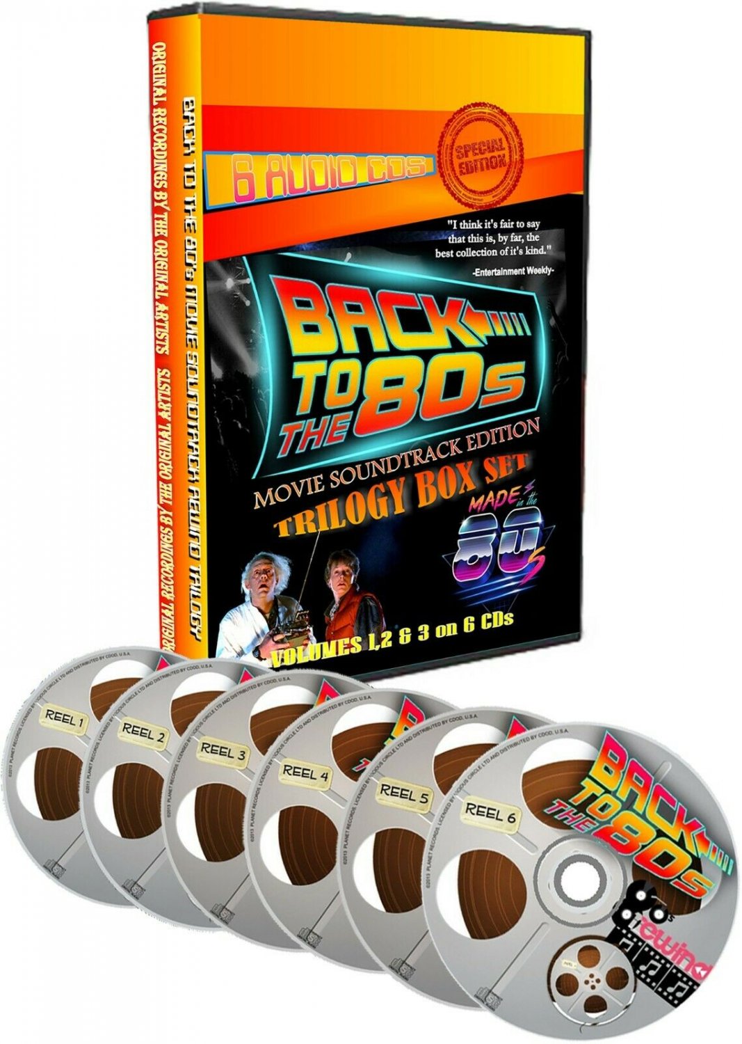 Back To the 80's Movie Soundtrack 6 DISC BOX SET (CD, 2013) All ...