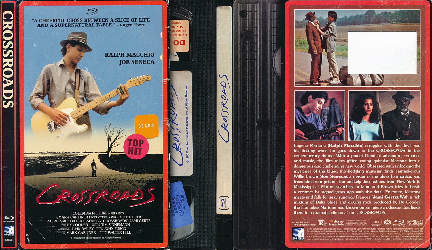 Crossroads (Blu-Ray) Retro VHS package