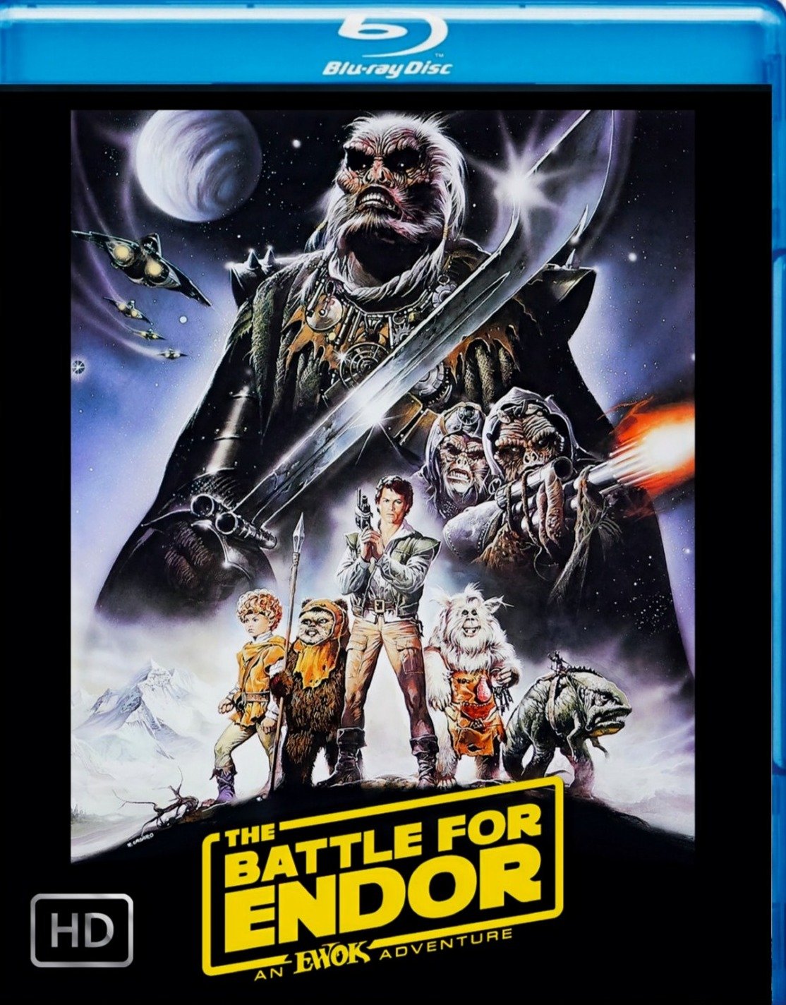Star Wars Ewok Adventures Caravan of Courage/Battle For Endor Blu-Ray