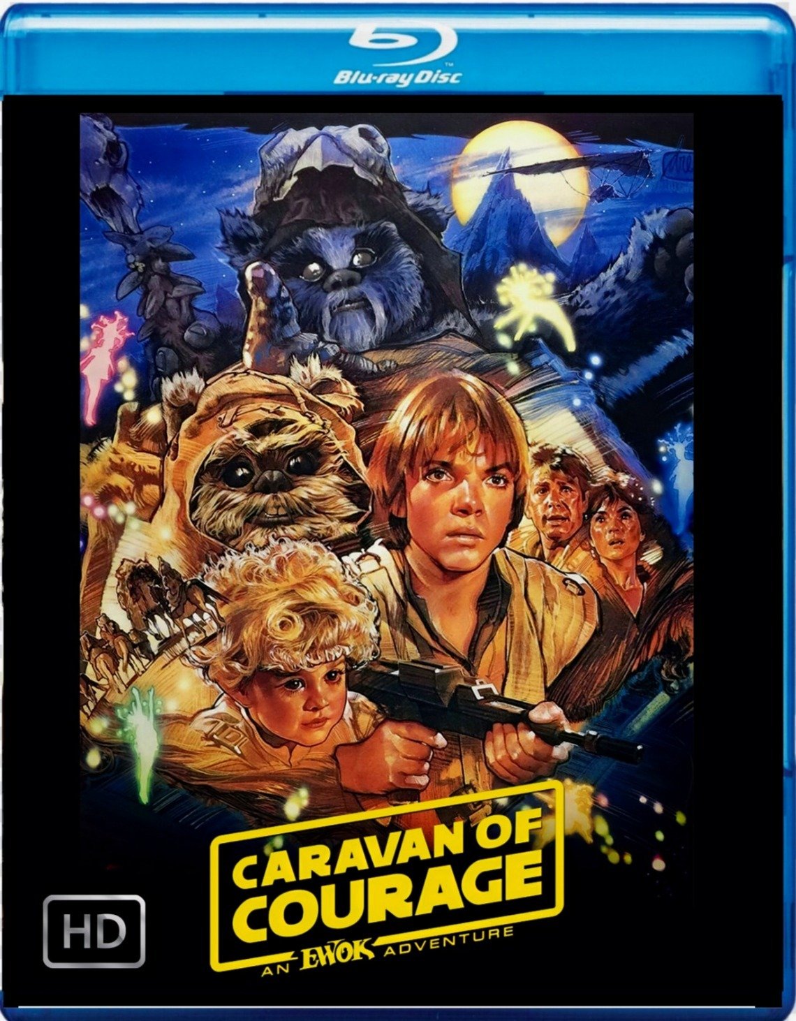 Star Wars Ewok Adventures Caravan of Courage/Battle For Endor Blu-Ray