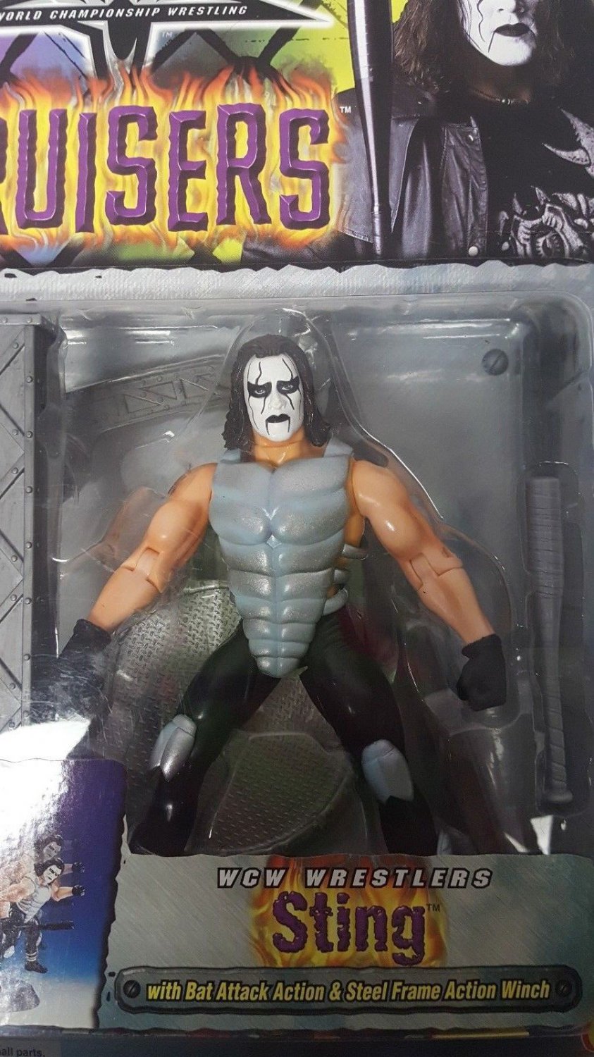 1999s Toybiz WCW BRUISERS STING WRESTLING FIGURE