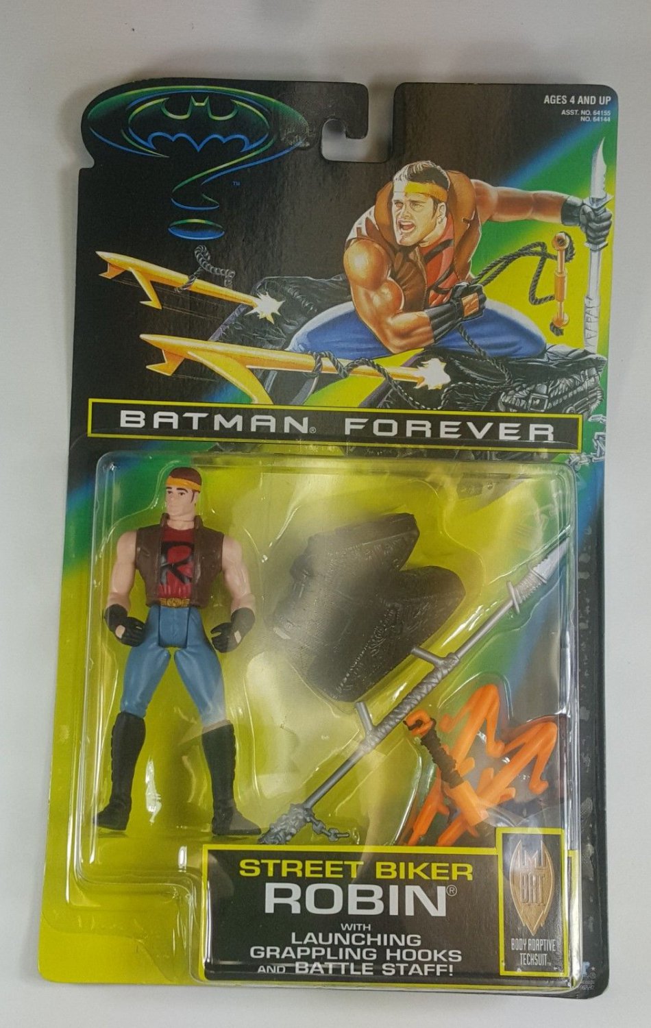 BATMAN FOREVER Street Biker Robin Action Figure -1997 Kenner