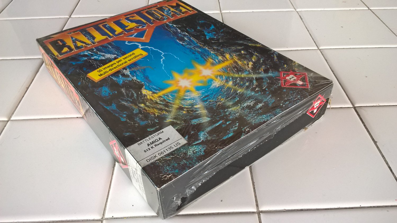 BattleStorm For Commodore Amiga, NEW FACTORY SEALED, Titus