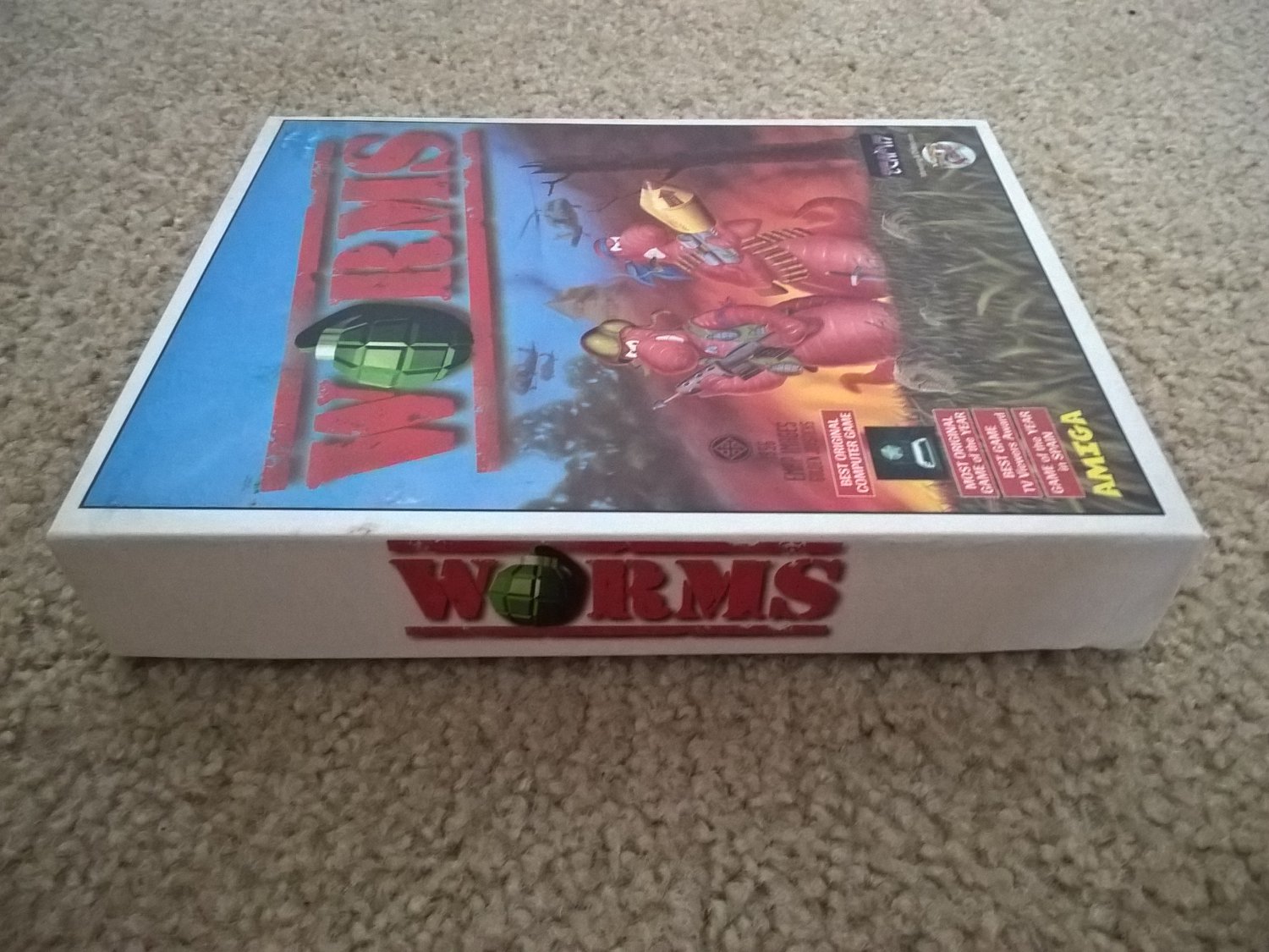 Worms For Commodore Amiga, NEW OPEN BOX, Team 17
