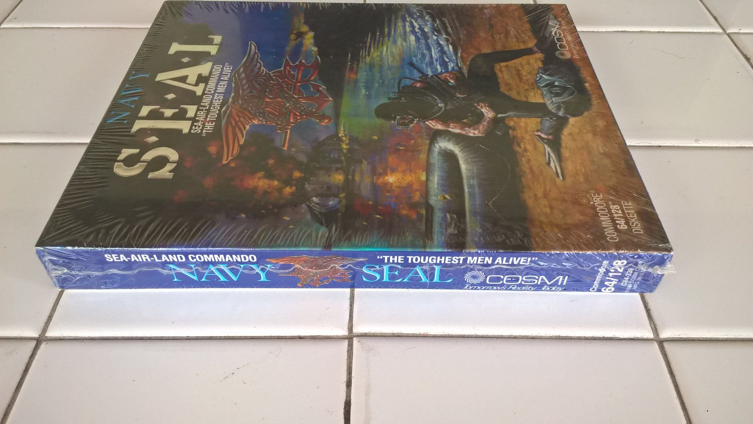 Navy SEAL For Commodore 64/128, NEW FACTORY SEALED, Cosmi