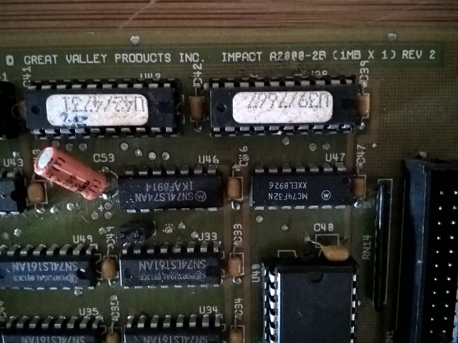 GVP Impact A2000-2B SCSI + 2MB RAM, WORKING, Commodore Amiga 2000 3000 ...