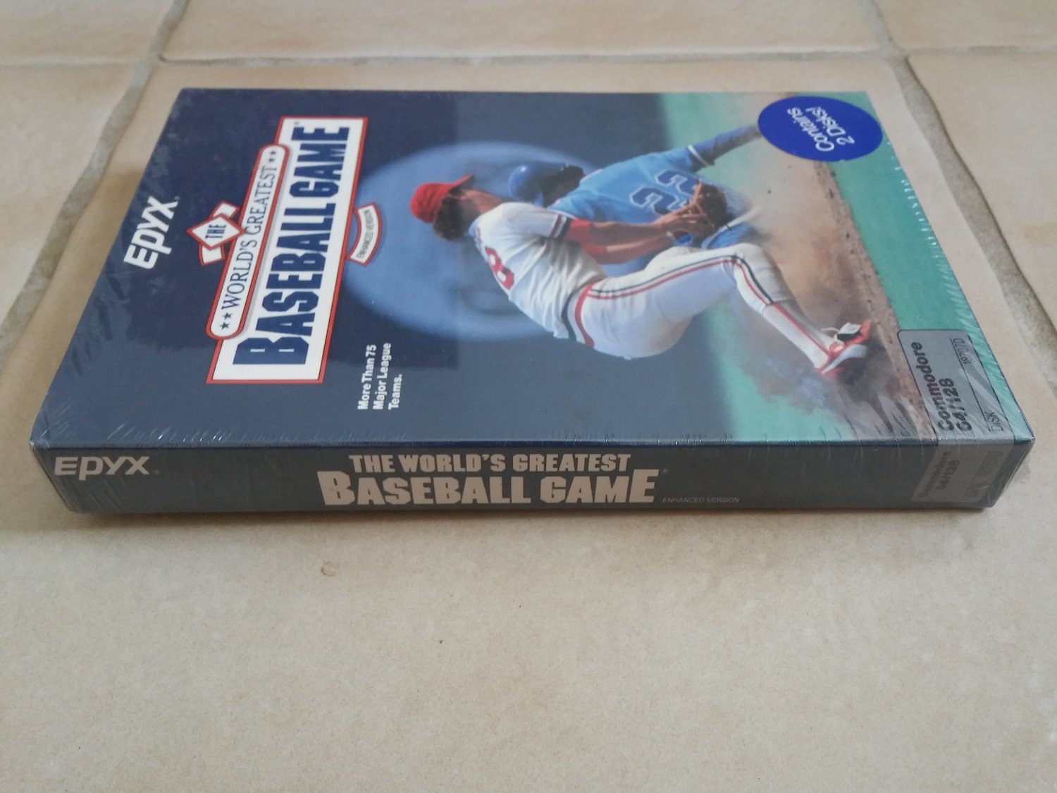 World's Greatest Baseball Game For Commodore 64 128, NEW FACTORY SEALED ...