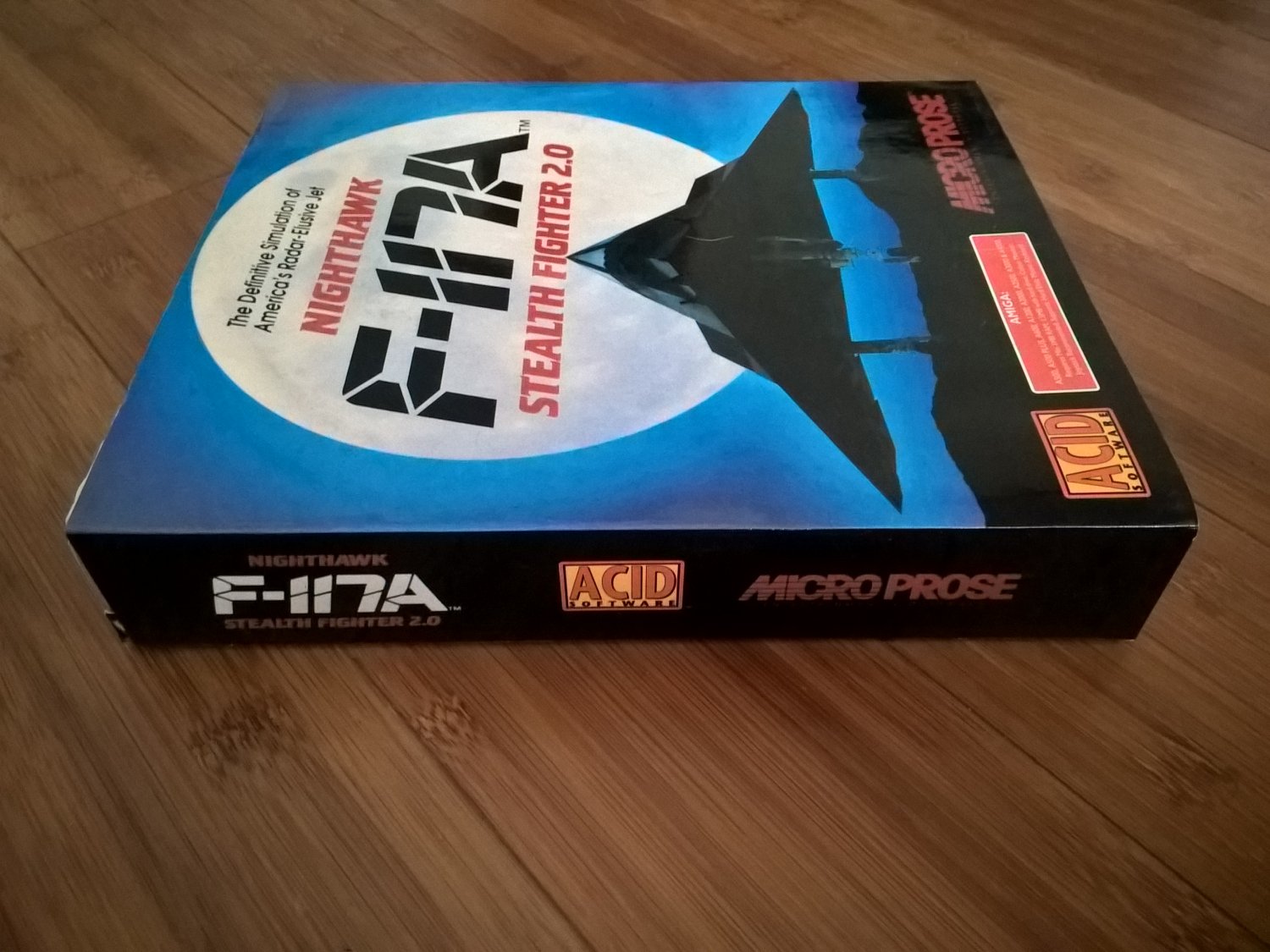 F-117A Stealth Fighter 2.0 For Commodore Amiga, NEW OPEN BOX, MicroProse