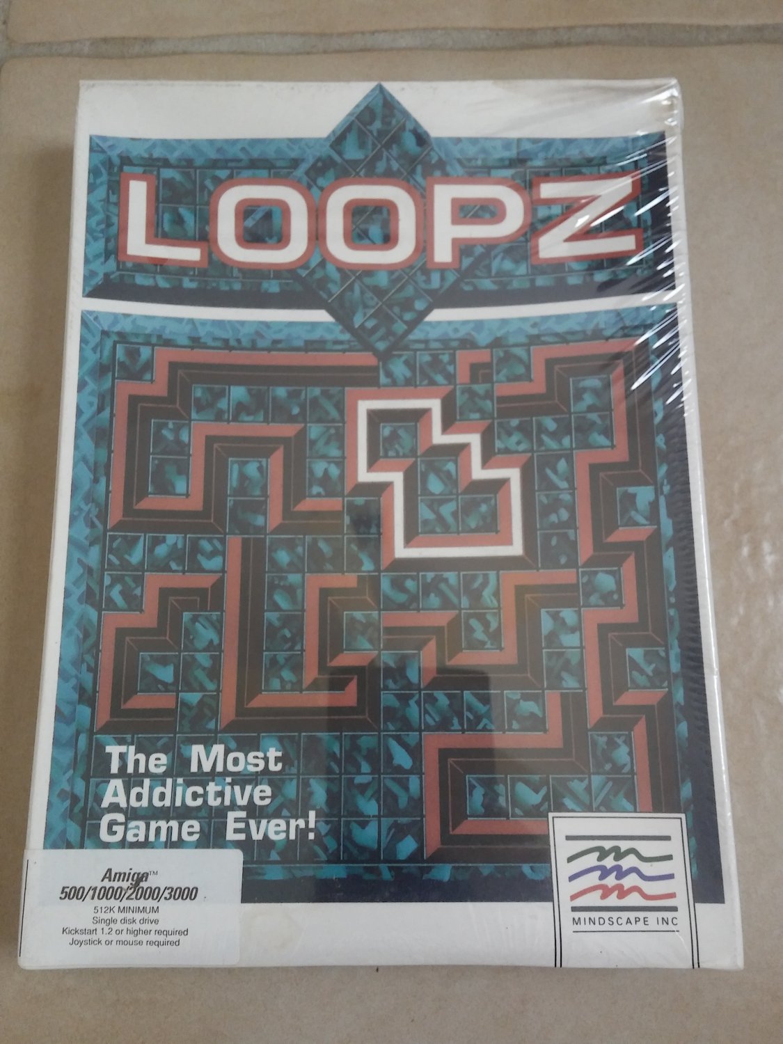 Loopz For Commodore Amiga, NEW FACTORY SEALED, Mindscape