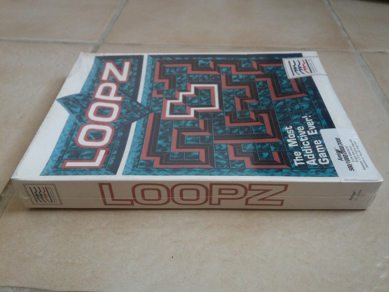 Loopz For Commodore Amiga, NEW FACTORY SEALED, Mindscape