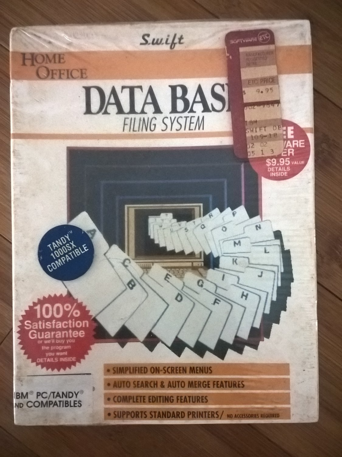 DataBase Filing System For IBM PC/Tandy & Compatibles, NEW FACTORY ...