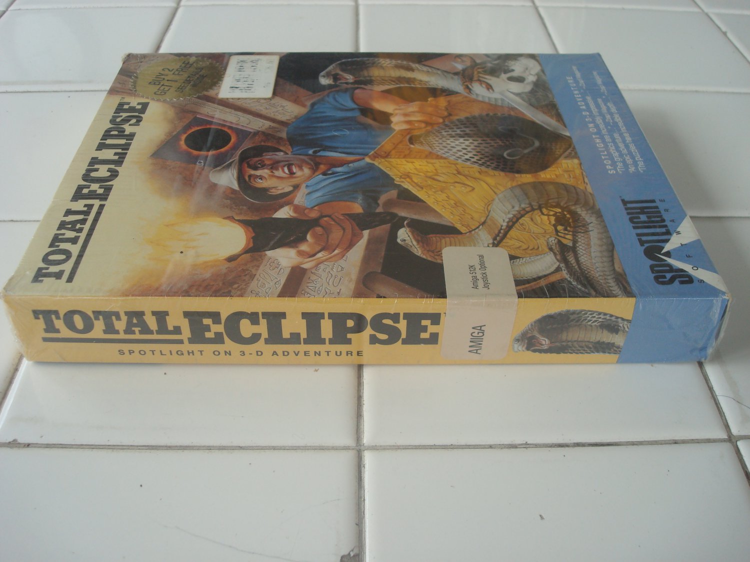 Total Eclipse For Commodore Amiga, NEW FACTORY SEALED, Cinemaware