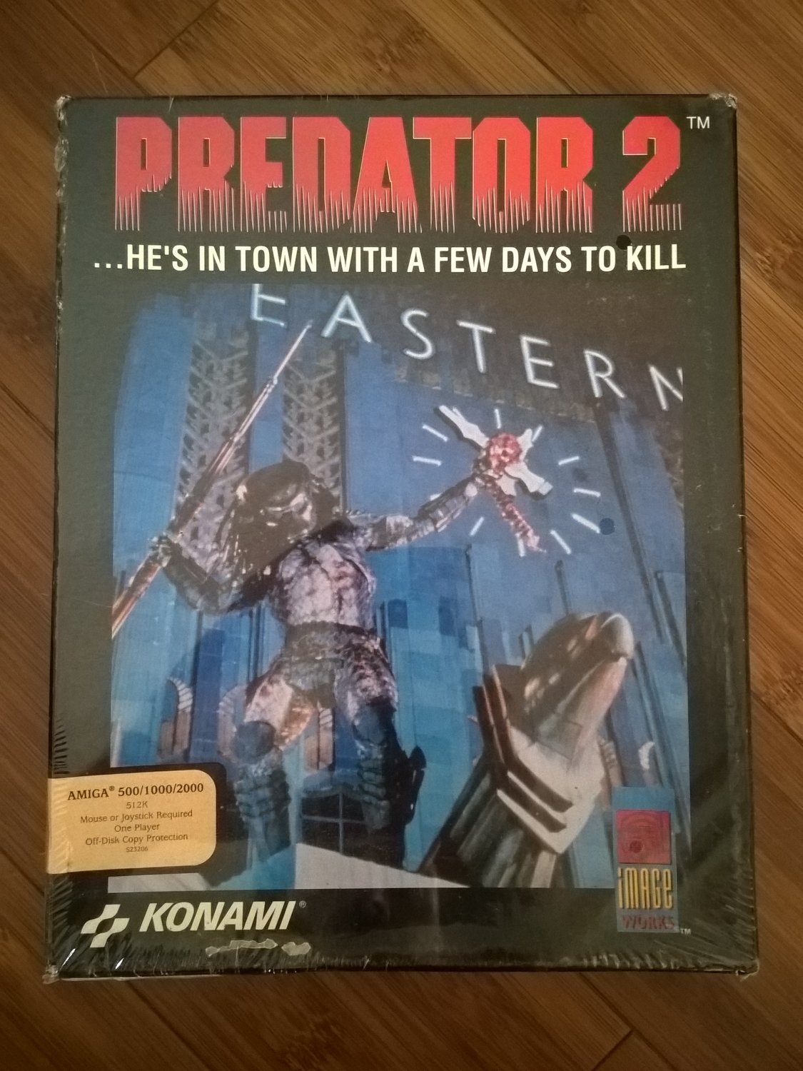 Predator 2 For Commodore Amiga, NEW FACTORY SEALED, Konami