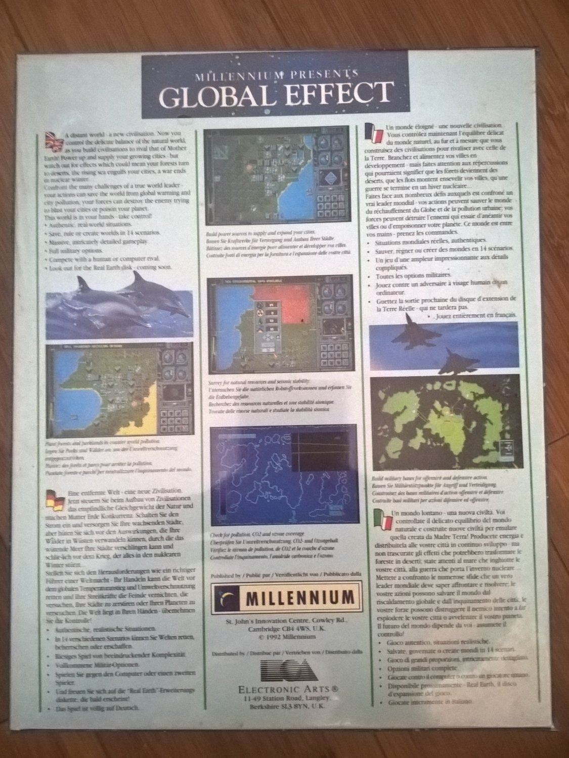 Global Effect For Commodore Amiga, NEW FACTORY SEALED, Millennium ...