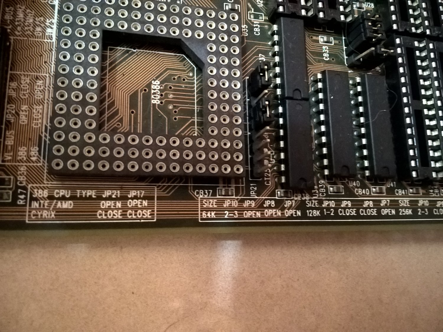 386 or 486 VLB Motherboard, 80386 80486 Cyrix VL Local Bus 3486VL2M (As-Is)