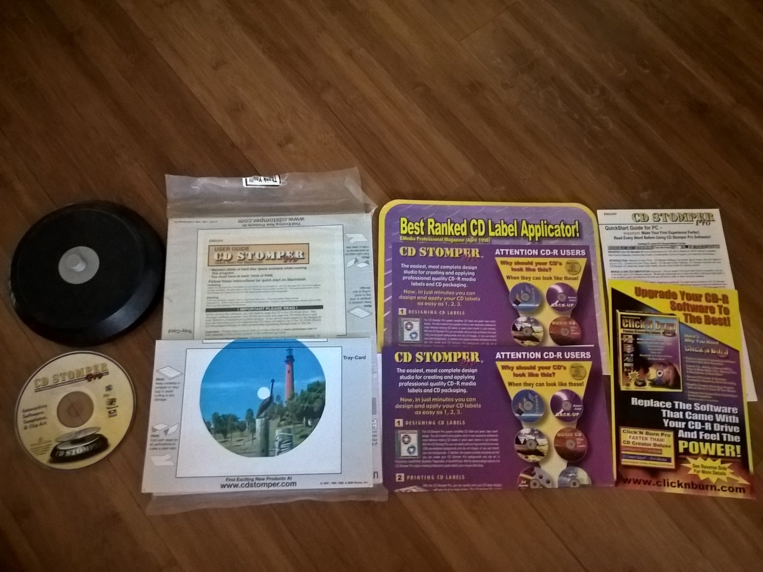 CD Stomper Pro, COMPLETE KIT, Windows 95 & Mac Apple Macintosh, V3.x