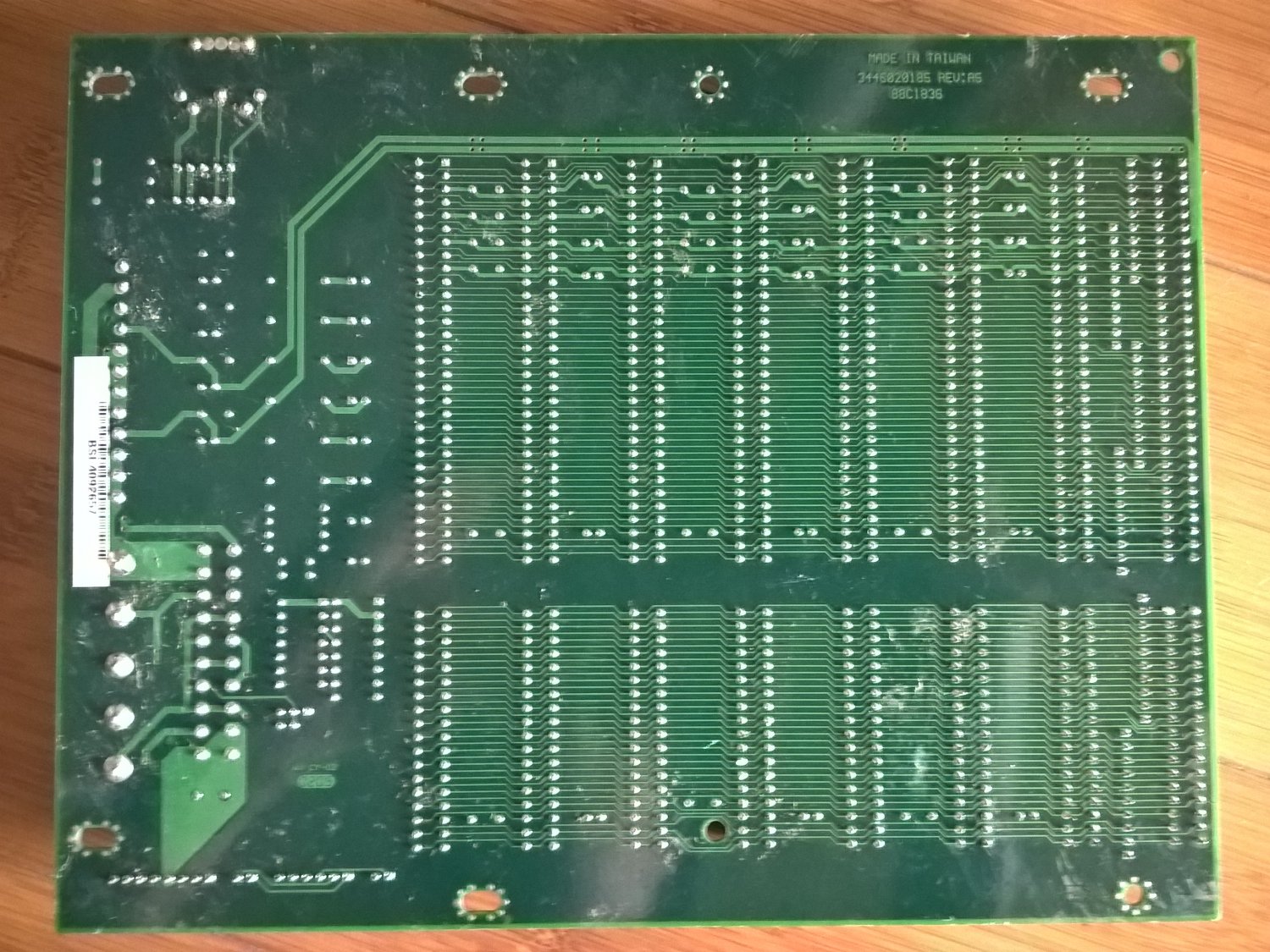 8-Slot 16-Bit ISA Backplane ATX/AT/Direct Wire, TESTED GOOD,