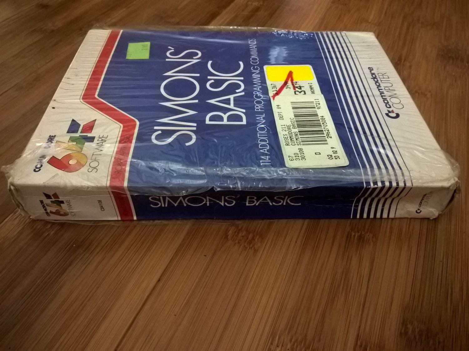 Simons Basic For Commodore 64/128, NEW FACTORY SEALED, Part No C64108