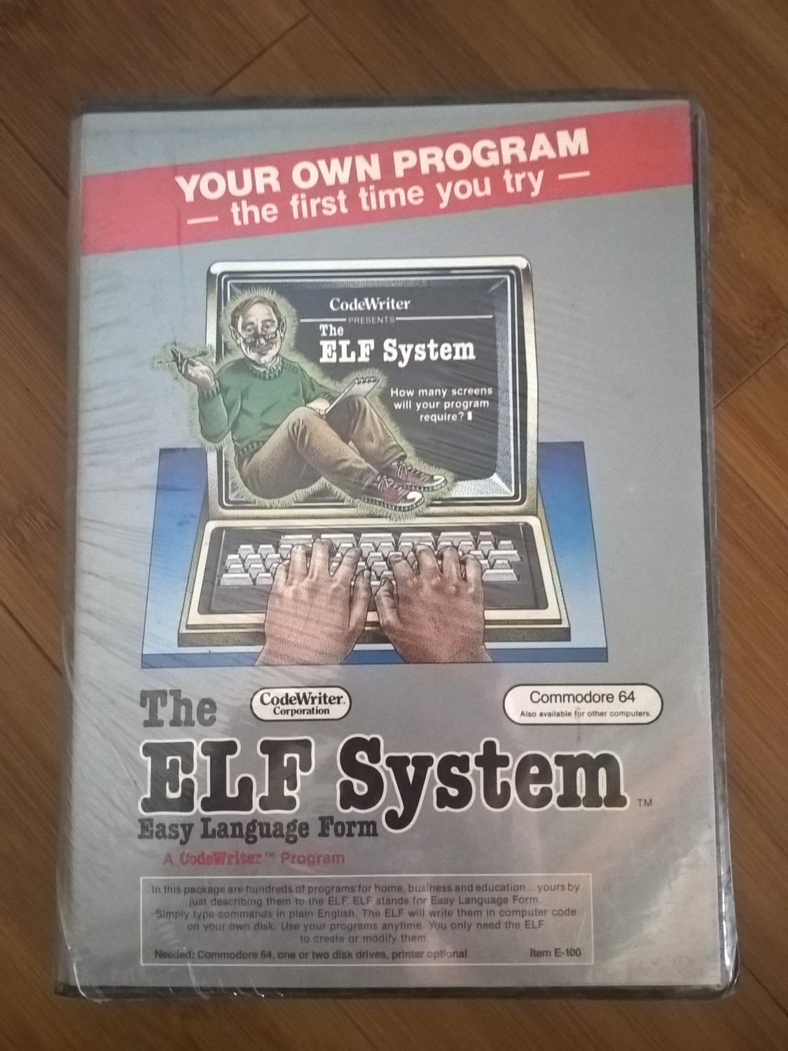 ELF System For Commodore 64/128, NEW FACTORY SEALED, CodeWriter