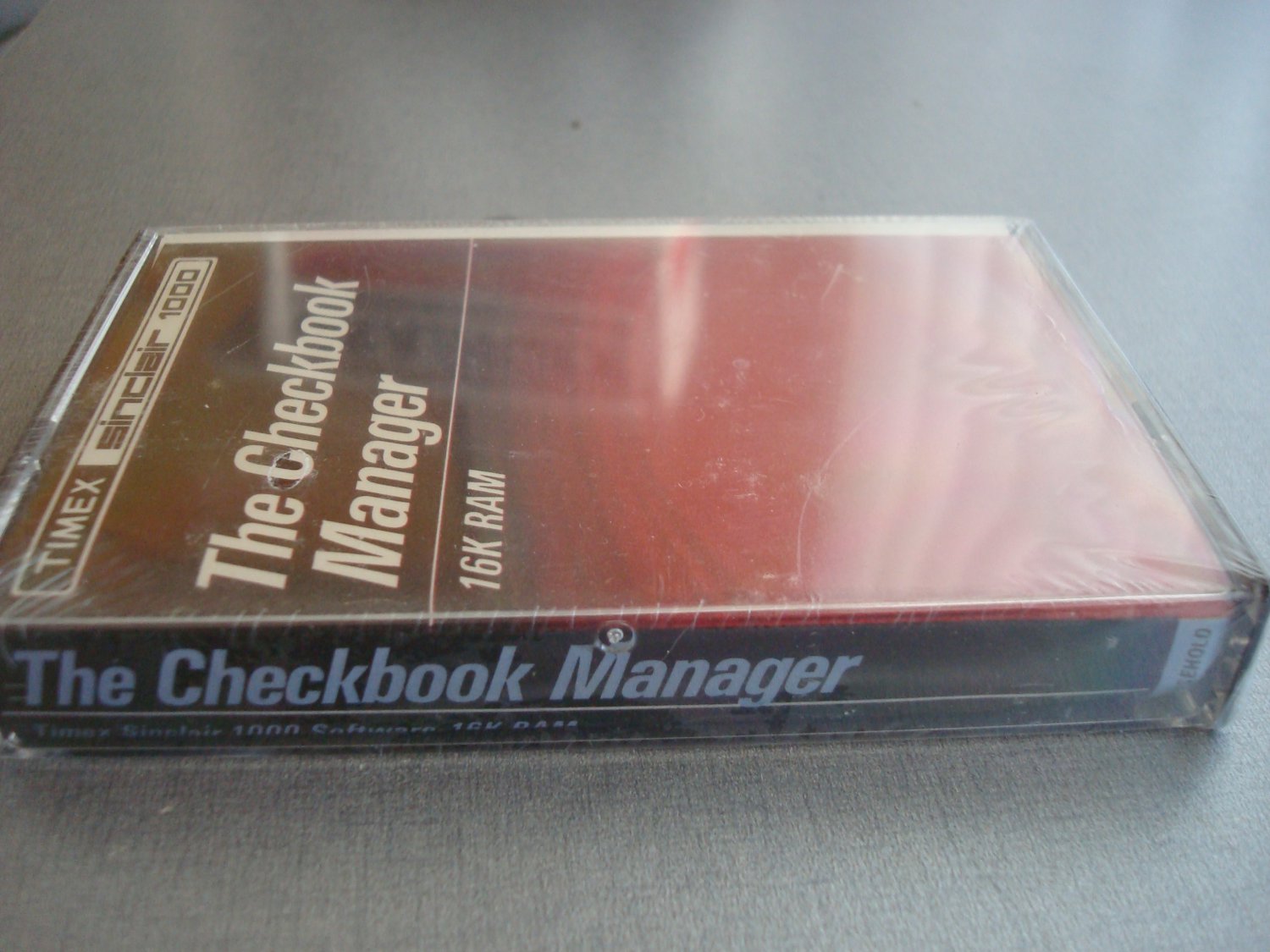 The Checkbook Manager, NEW FACTORY SEALED, Timex Sinclair 1000 / ZX81 Software