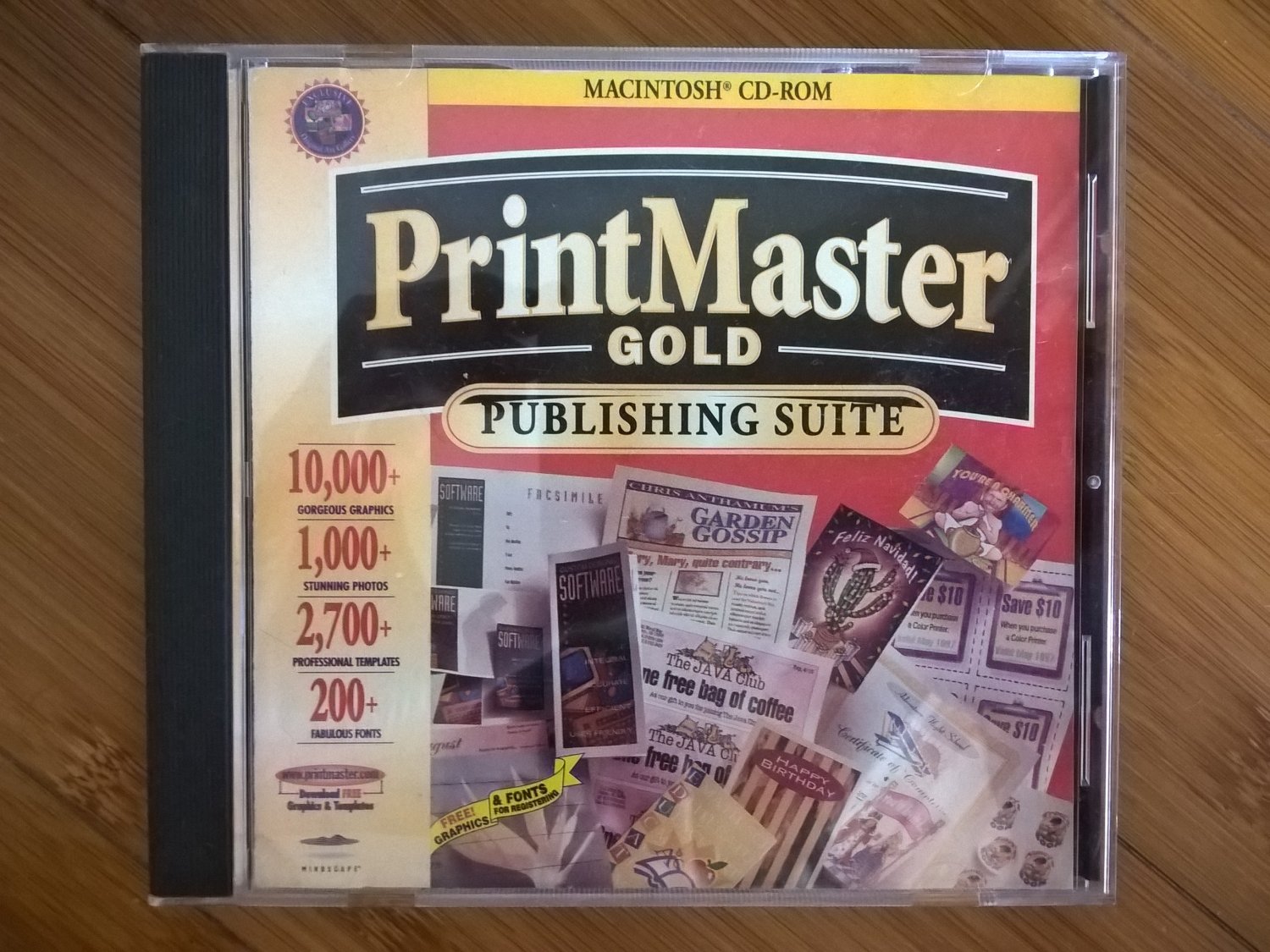 PrintMaster Gold V4.0 For Apple Mac 68K And PPC, IN Jewel Case, Macintosh