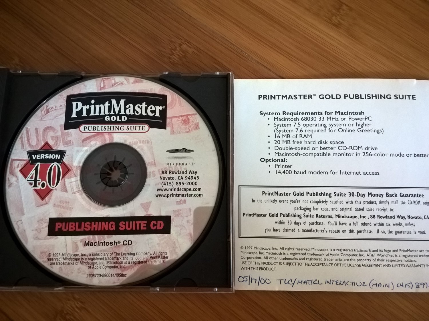 PrintMaster Gold V4.0 For Apple Mac 68K And PPC, IN Jewel Case, Macintosh