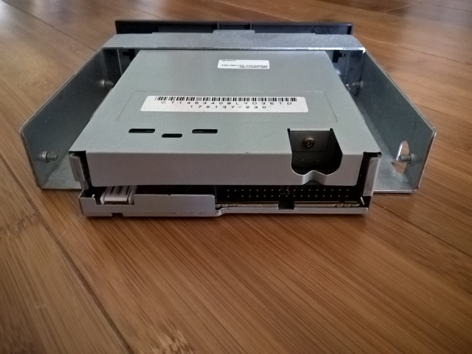 3.5" 1.44M Floppy Drive W/ 5.25" Bracket, WORKING, High Density & 720k ...