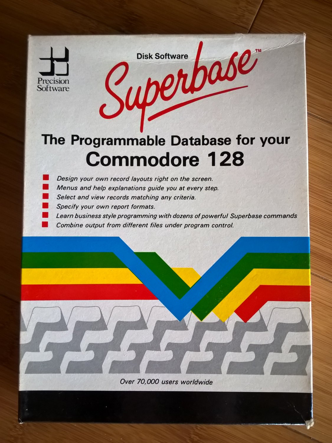 Superbase For Commodore 128, NEW OPEN BOX, Native C128 80-column