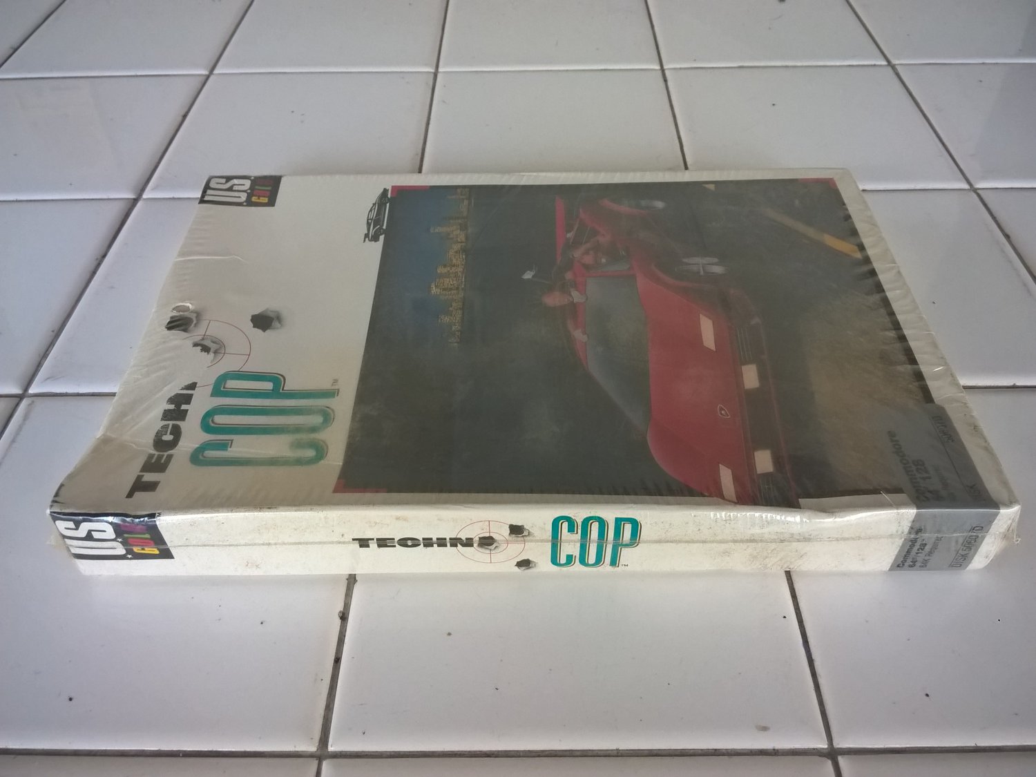 Techno Cop For Commodore 64/128, NEW OPEN BOX, Gremlin / US Gold