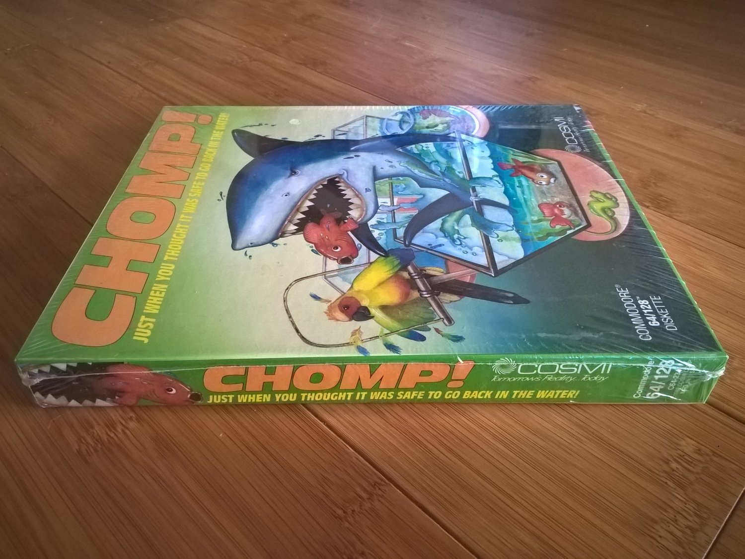 Chomp! For Commodore 64/128, NEW FACTORY SEALED, Cosmi