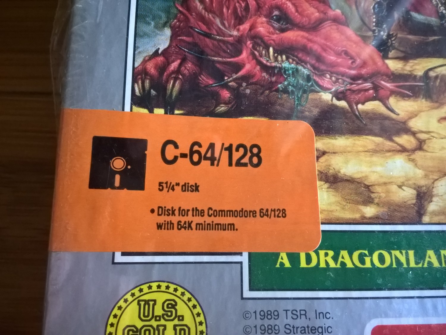 Dragons Of Flame For Commodore 64/128, NEW FACTORY SEALED, SSI AD&D ...