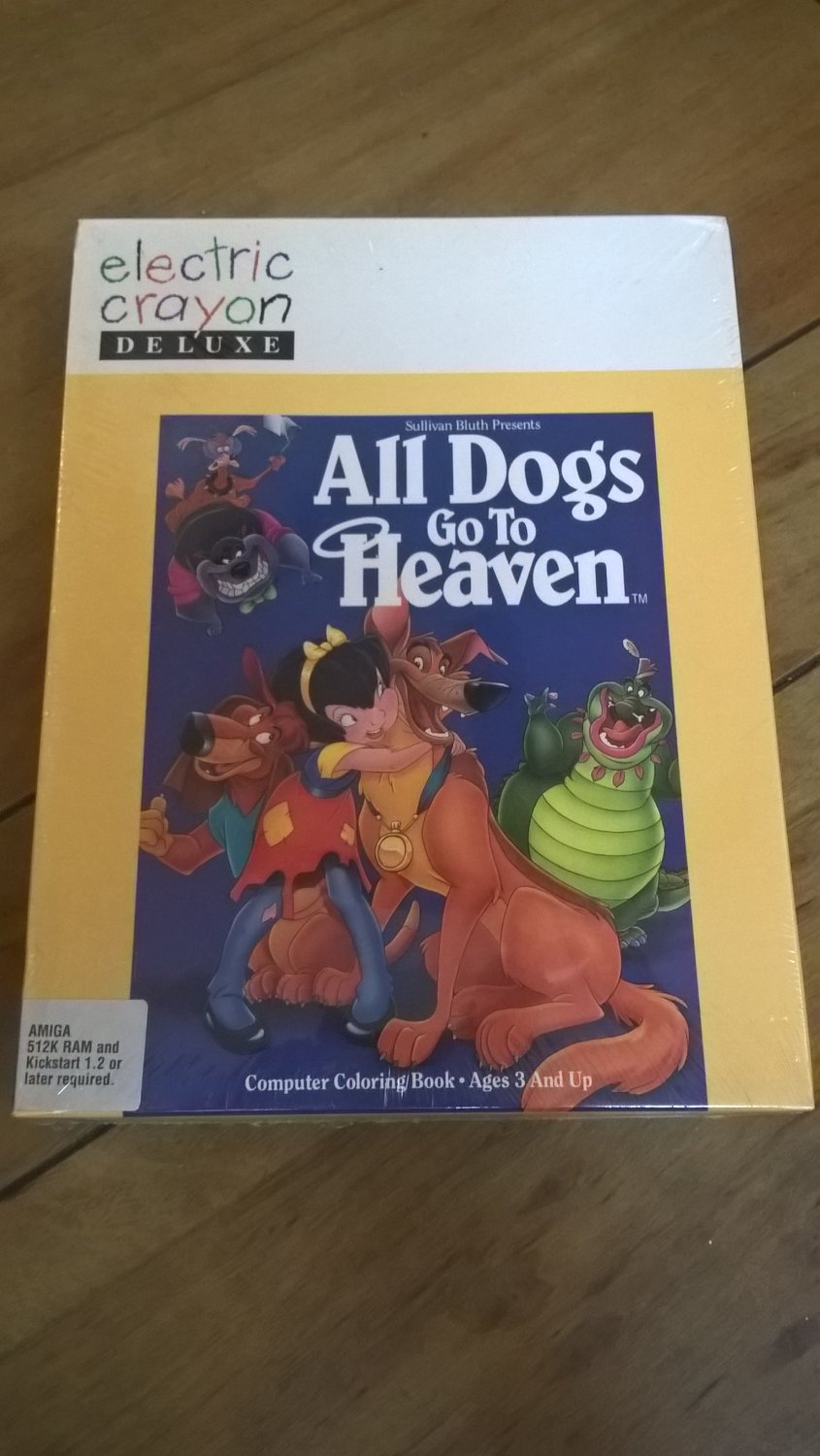 All Dogs Go To Heaven For Commodore Amiga, NEW FACTORY SEALED