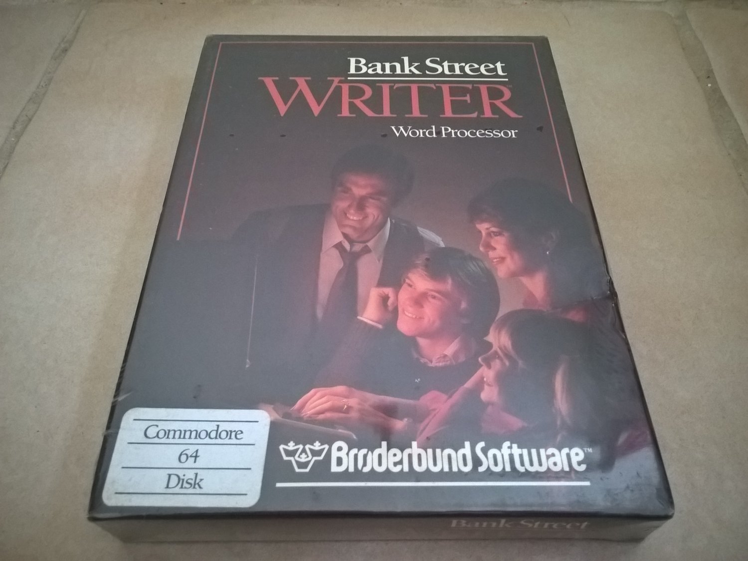 Bank Street Writer For Commodore 64/128, NEW FACTORY SEALED, Broderbund