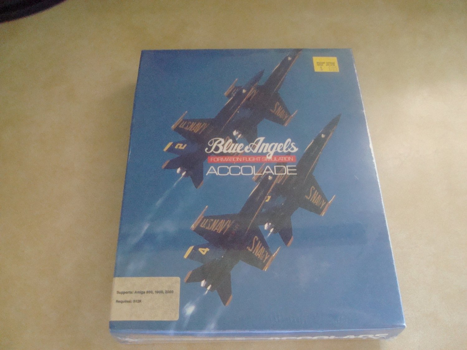 Blue Angels For Commodore Amiga, NEW FACTORY SEALED, Accolade