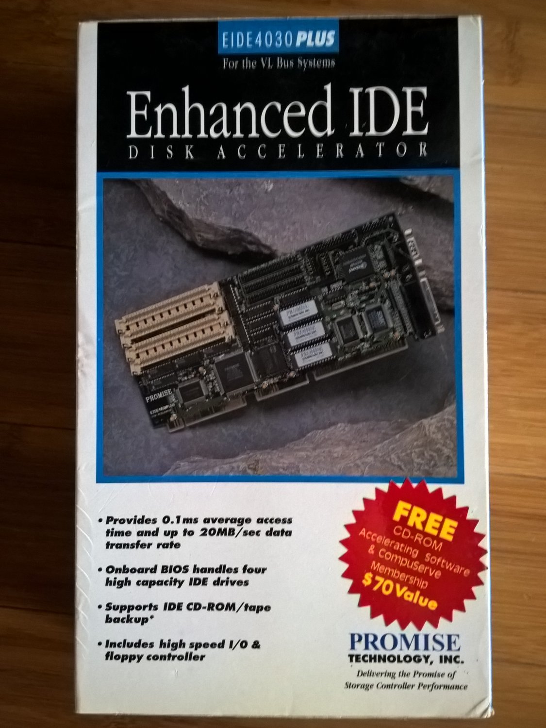 Promise EIDE 4030 PLUS, VLB Caching IDE, IN BOX, VL-Bus Vesa Local Bus