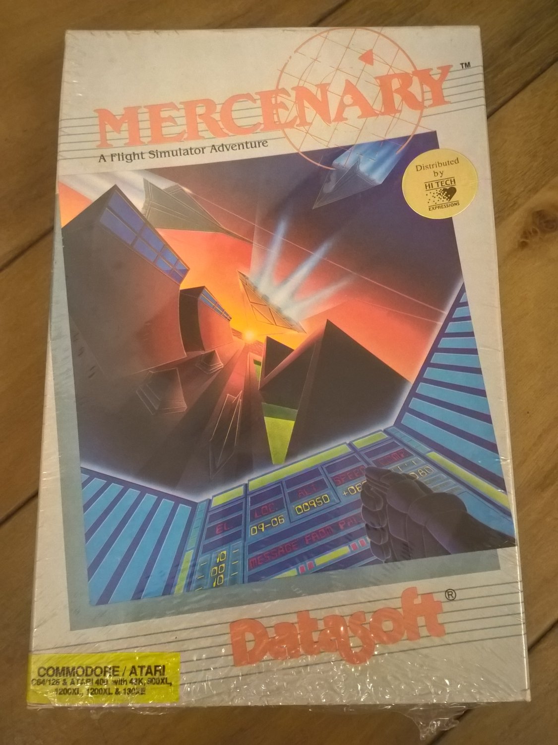 Mercenary For Commodore 64/128 & Atari, NEW OPEN BOX, Datasoft